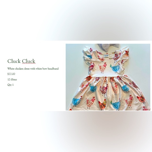 Other | Little Chicken Dress | Poshmark